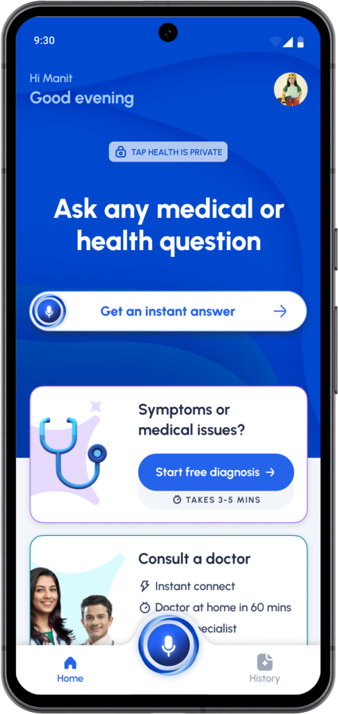 AI doctor - Tap Health