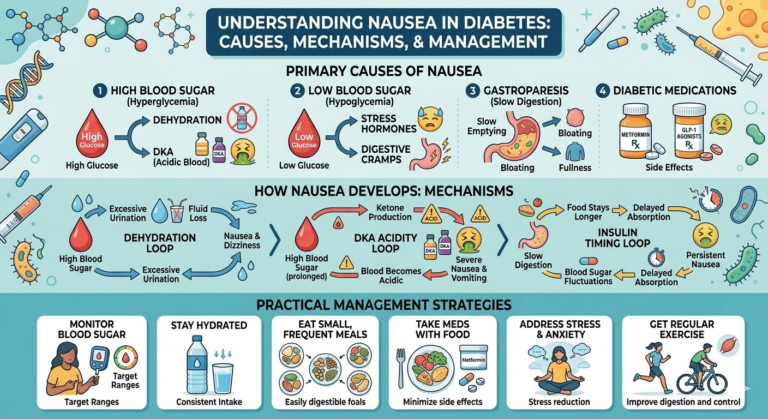 Can Diabetes Make You Feel Nauseous? | Causes, Symptoms & Treatment