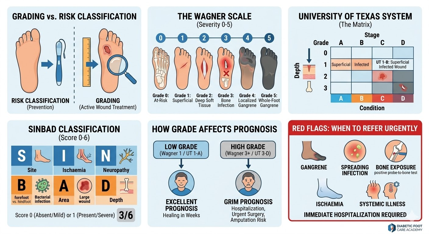 Grading Diabetic Foot – Classification Systems, Stages, and Clinical Use